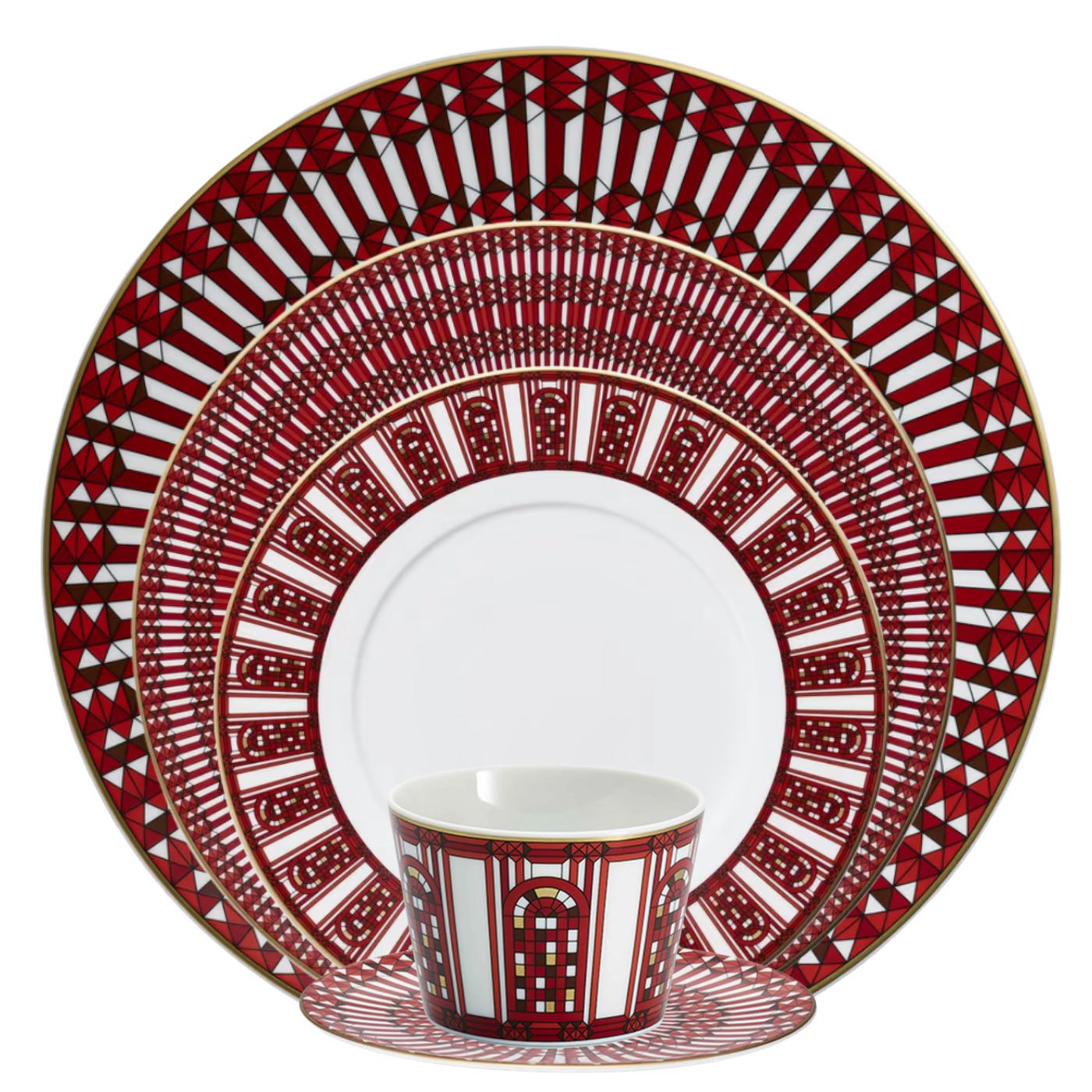 Arcadia Dinnerware, Red – AnnSandra